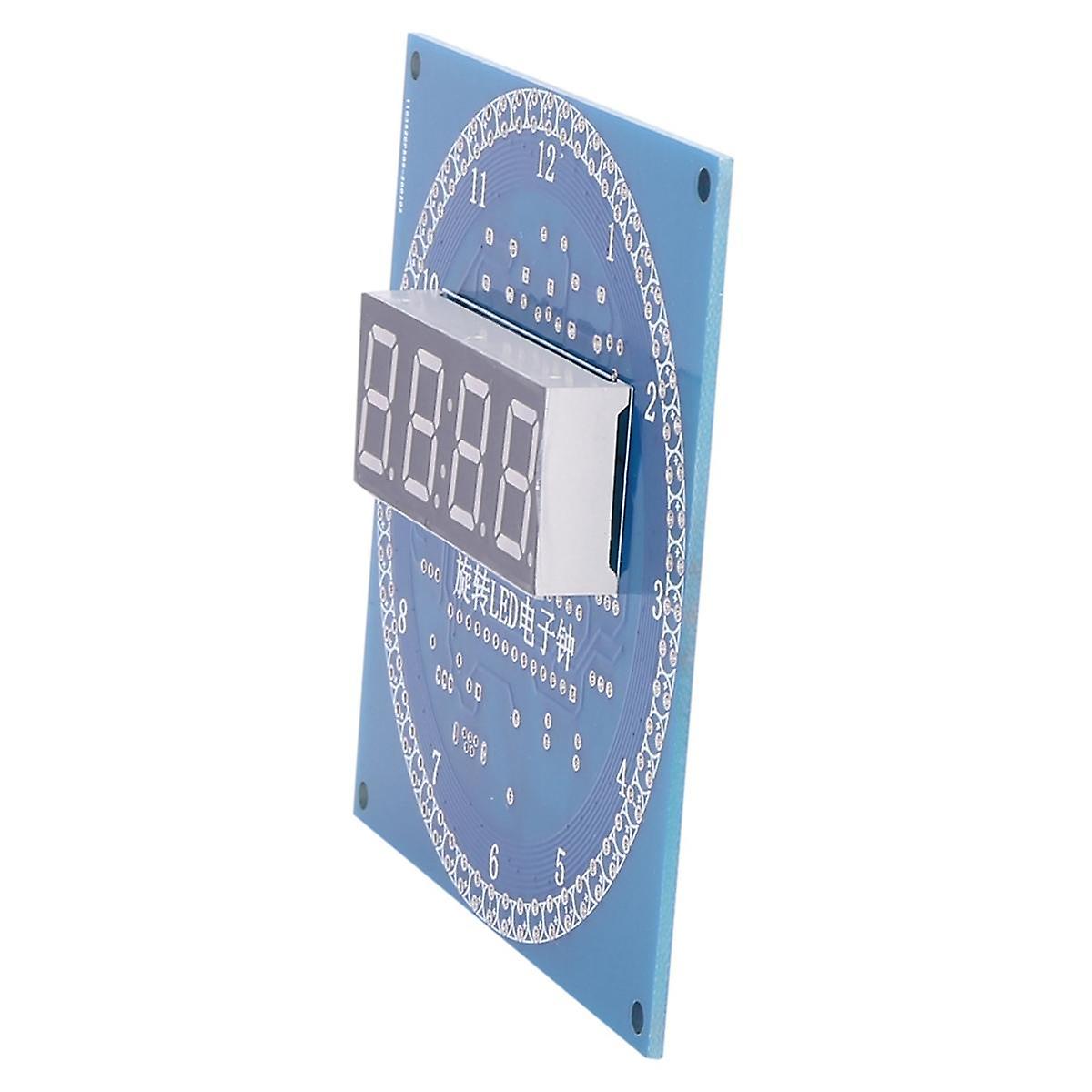 Diy Rotating Electronic Clock Kit Electronic Circuit Basic Experimental ...
