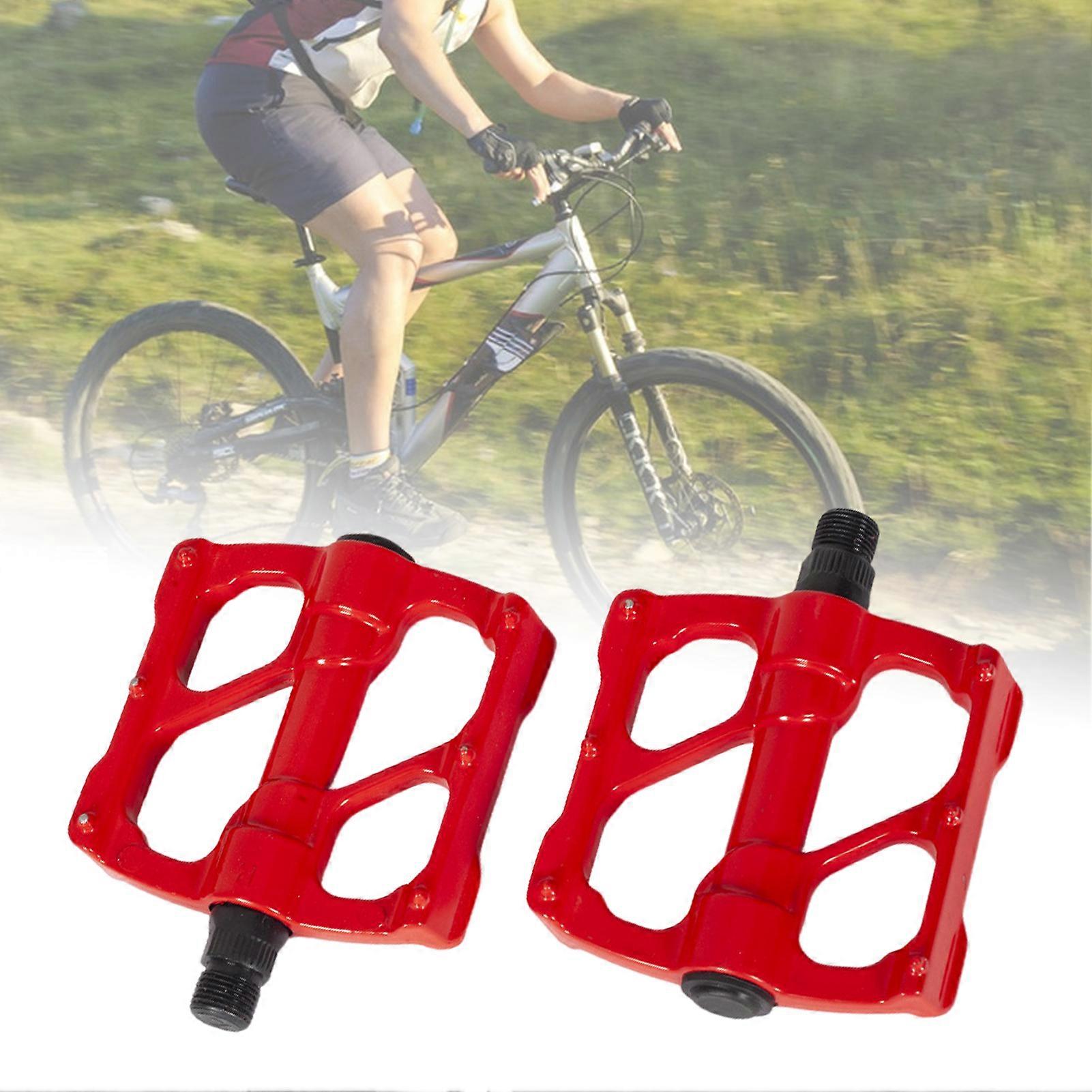 1 Pair Bike Pedals High Strength Hollow-out Design Wide Compatibility 3 Sealed Bearings Bicycle ...