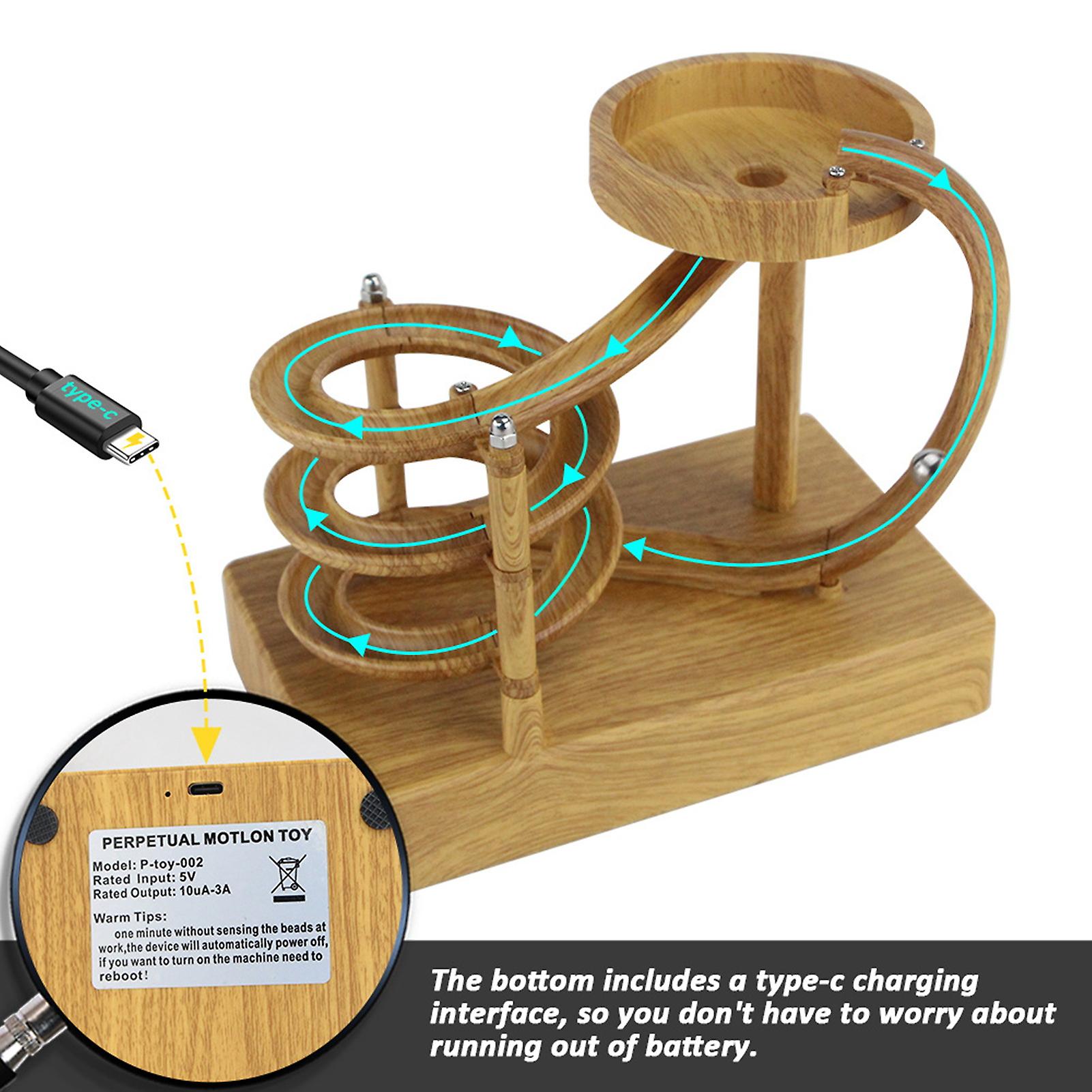 Kinetic Art Perpetual Motion Machine Desk Toy for Decoration Science ...