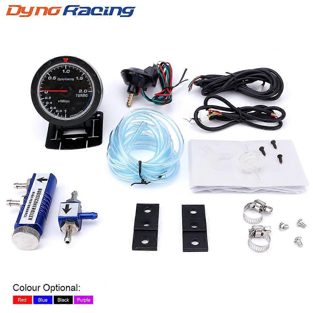 Dynoracing 60MM Car Turbo Boost gauge + Adjustable Turbo Boost Controller Kit 1-30 PSI IN-CABIN ...