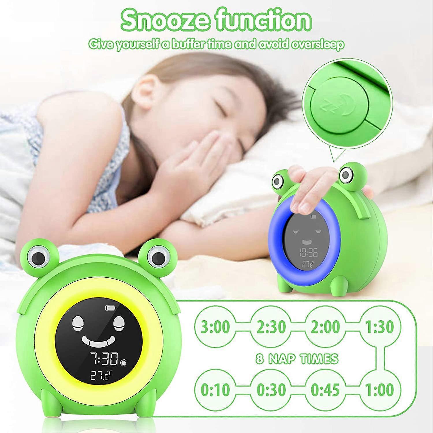 Kids Alarm Clock, Wake Up Light for Kids, Sleep Trainer, 3 Modes 5 ...