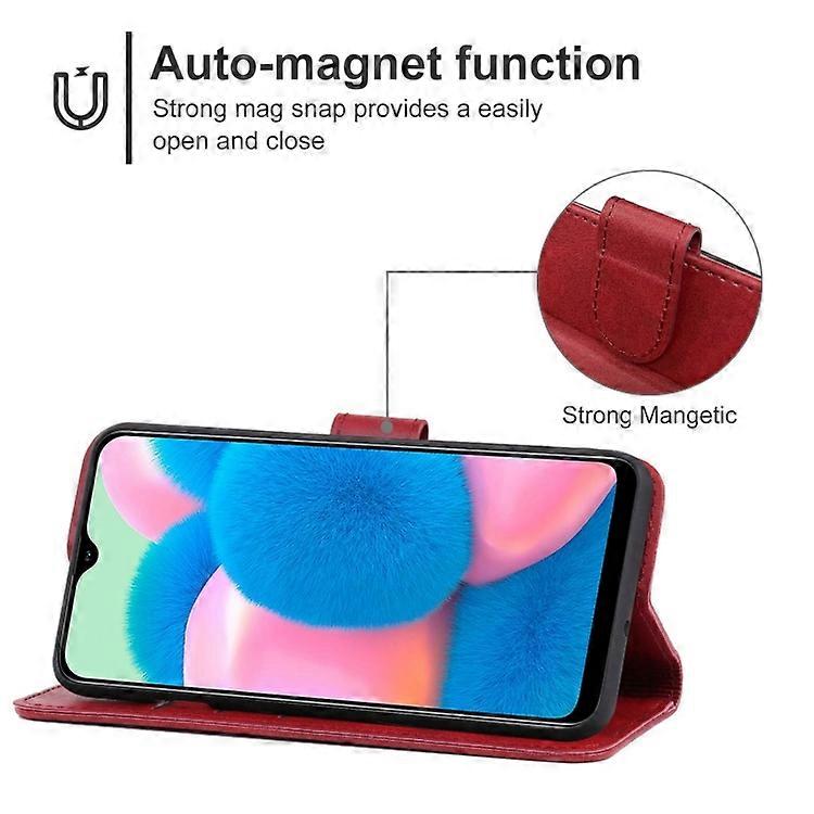 For Samsung Galaxy A30s / A50 / A50s Leather Phone Case | Fruugo AU
