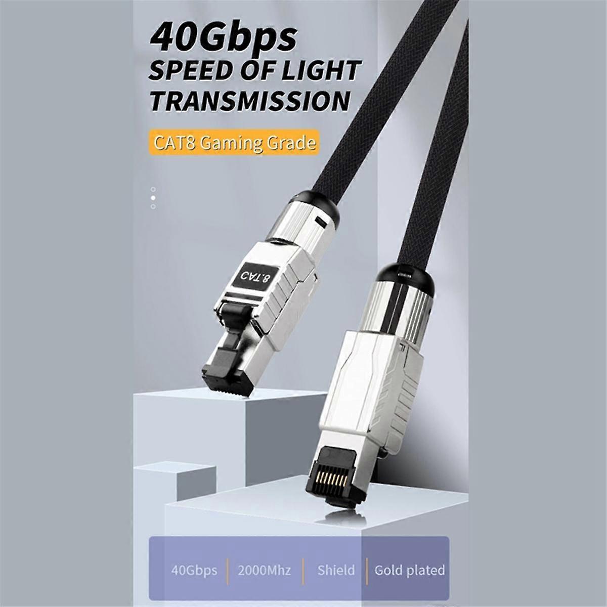 10G Cat8 Ethernet Cable 20000Kpbs High Speed SSTP UTP Ethernet Network ...