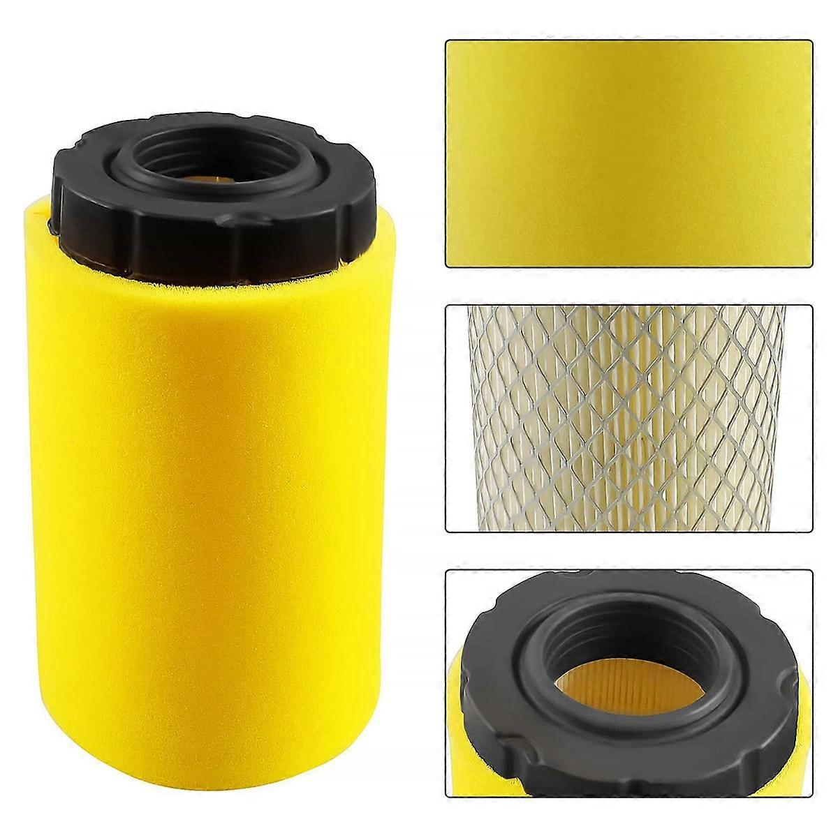 2Pcs Air Filter 793569 for &Stratton 20-21HP 793685 Pre Filter MIU11513 ...