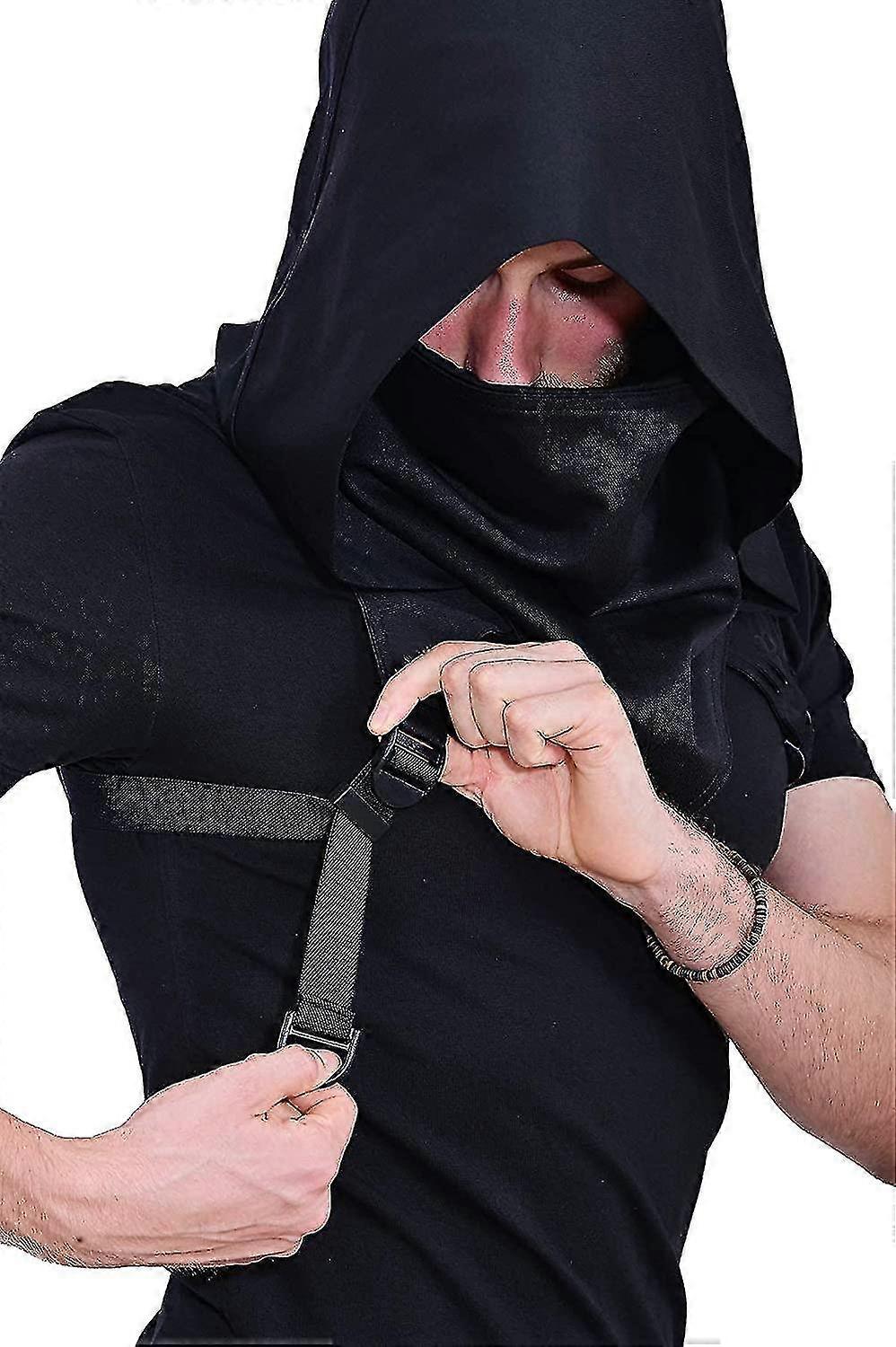 Cyberpunk Rogue Cowl Hood Scarf, Assassin Costume Hood Winter Unisex ...