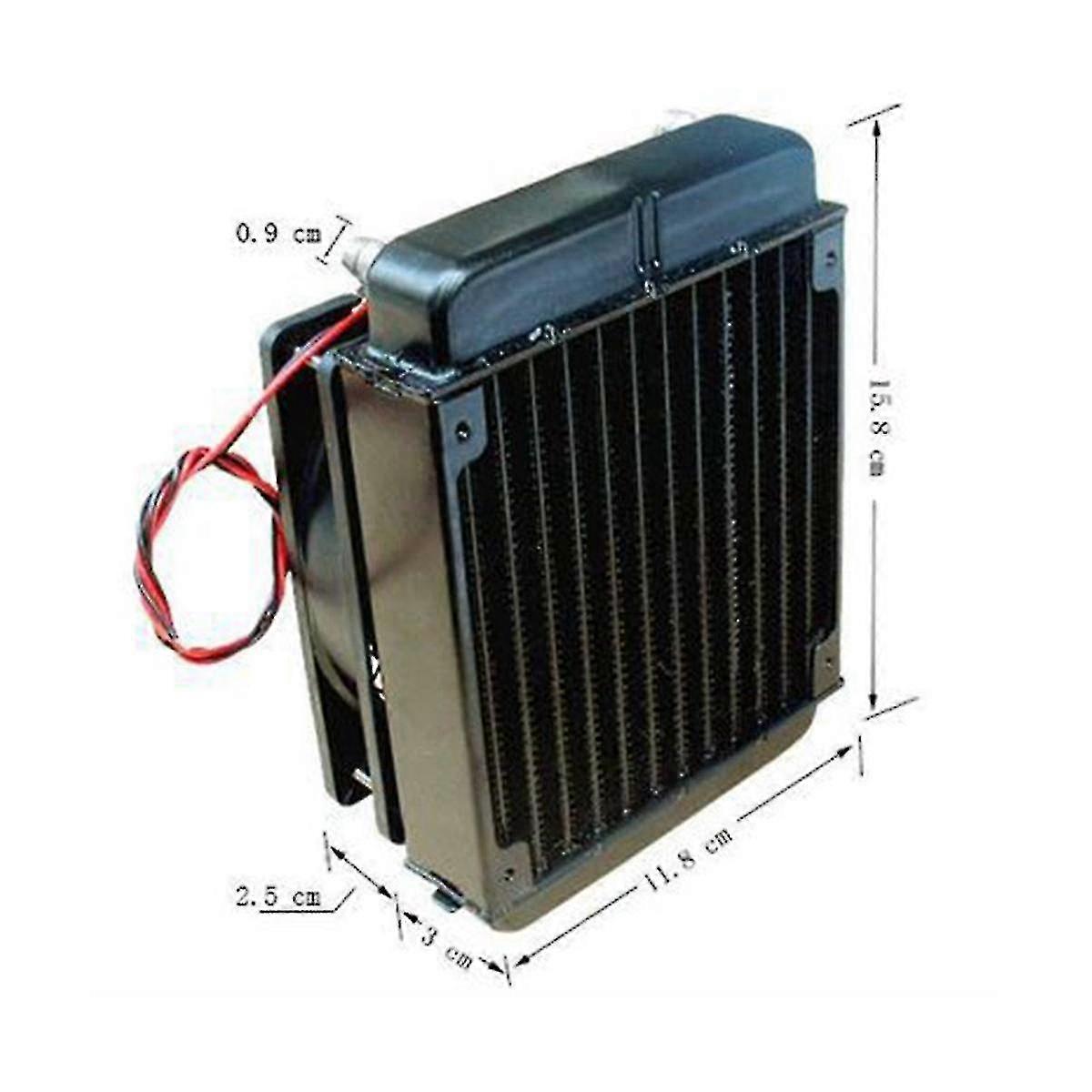 80mm Aluminum 120 Water-cooled Radiator Can Be Equipped With 120 Fan ...