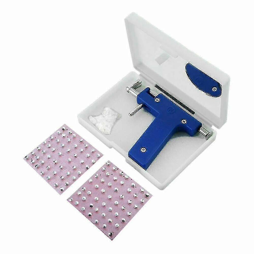 Ear Nose Navel Body Piercing Gun Tool Kit Machine With 98pcs Studs ...