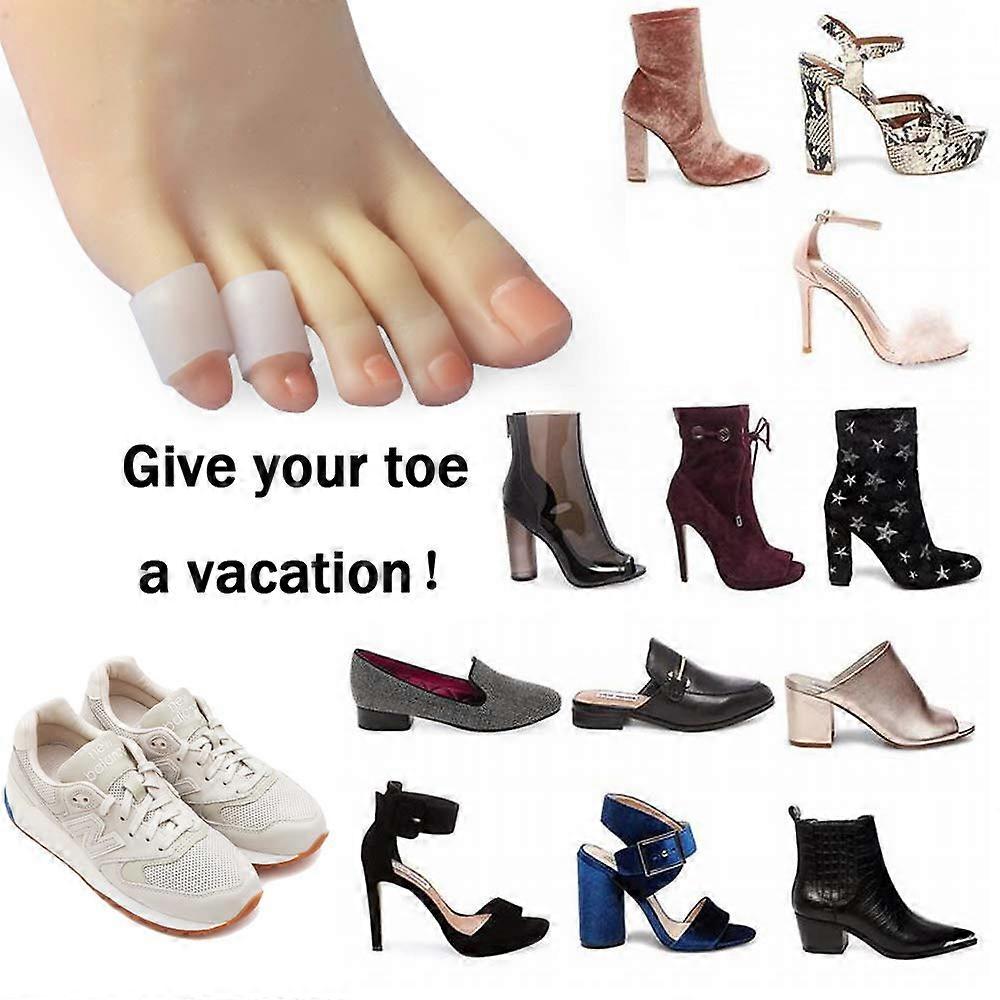 10 Pack Pinky Toe Sleeves Protectors, Toe Covers, Protect Small Toes ...