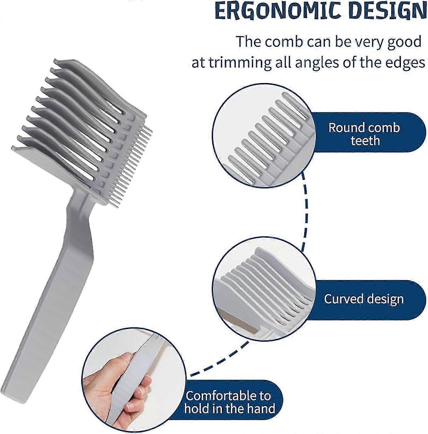 2pcs Barber Fade Combs,professional Hair Cutting Comb Heat Resistant ...