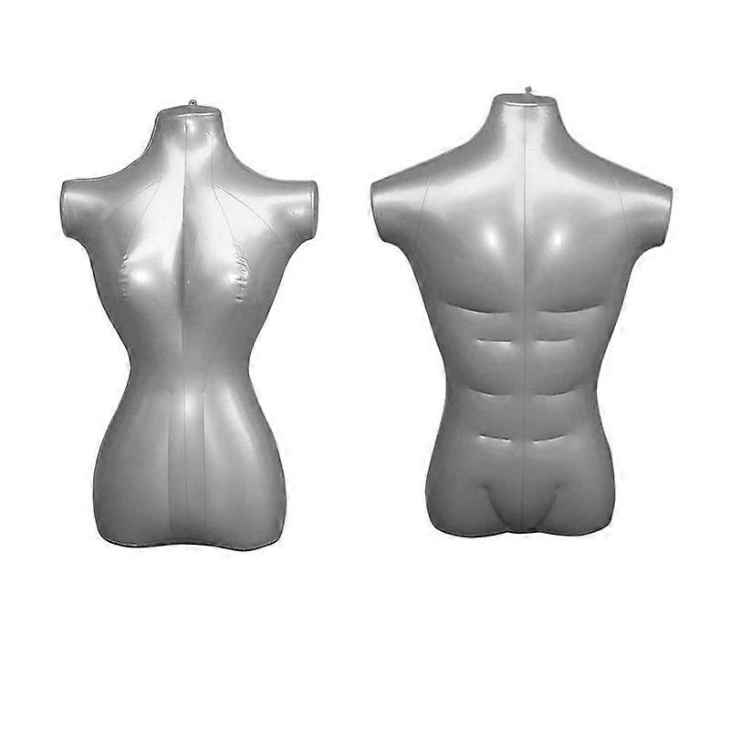 Plastic inflatable PVC model men's and women's full-body dummy clothing ...