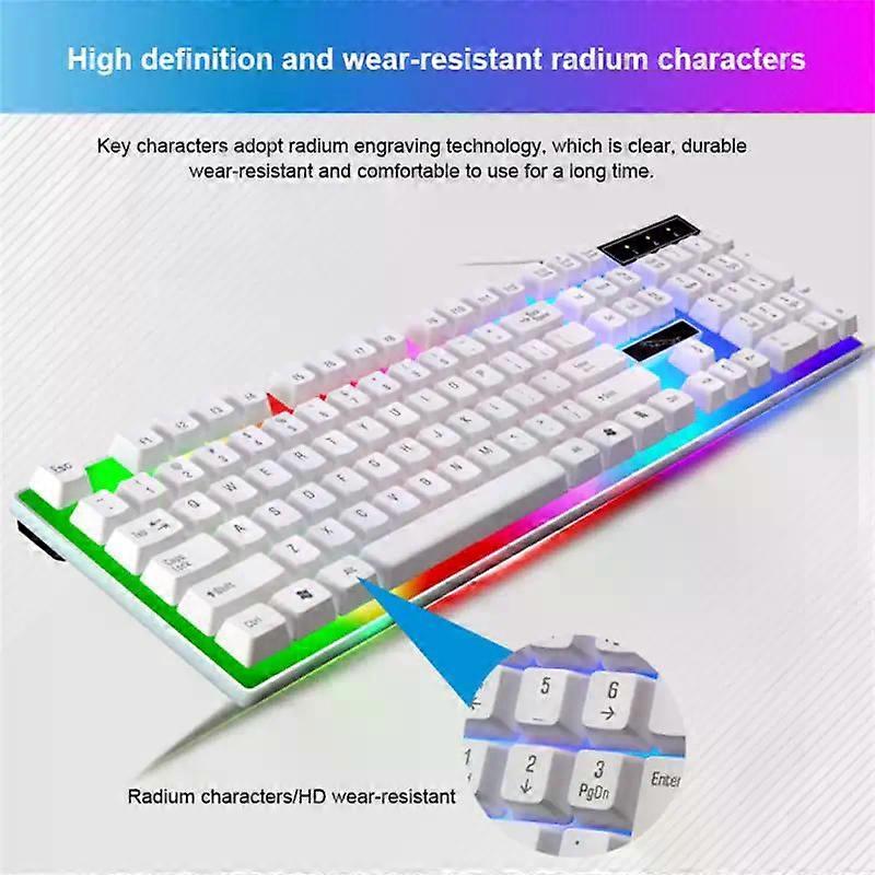 Redragon Keyboard Mouse Set K552-RGB-BA Mechanical Gaming Keyboard and ...