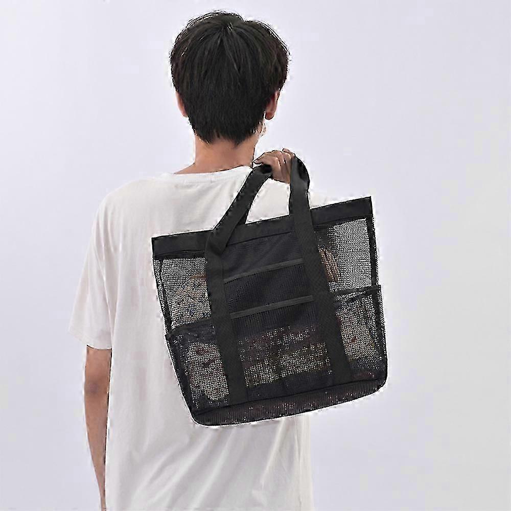 Mesh Beach Bag,Toy Tote Bag with Inside Pockets for ,Lightweight ...