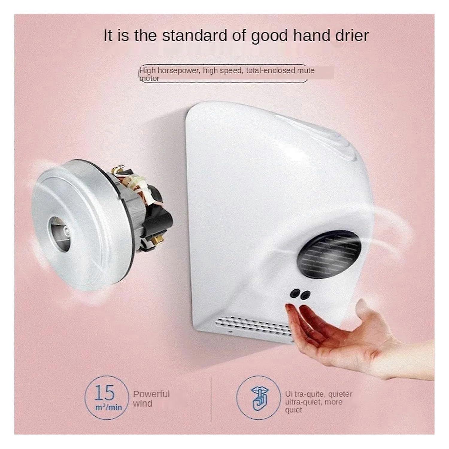 Automatic Hand Dryer with Smart Infrared Sensor, Quick Dry Technology ...