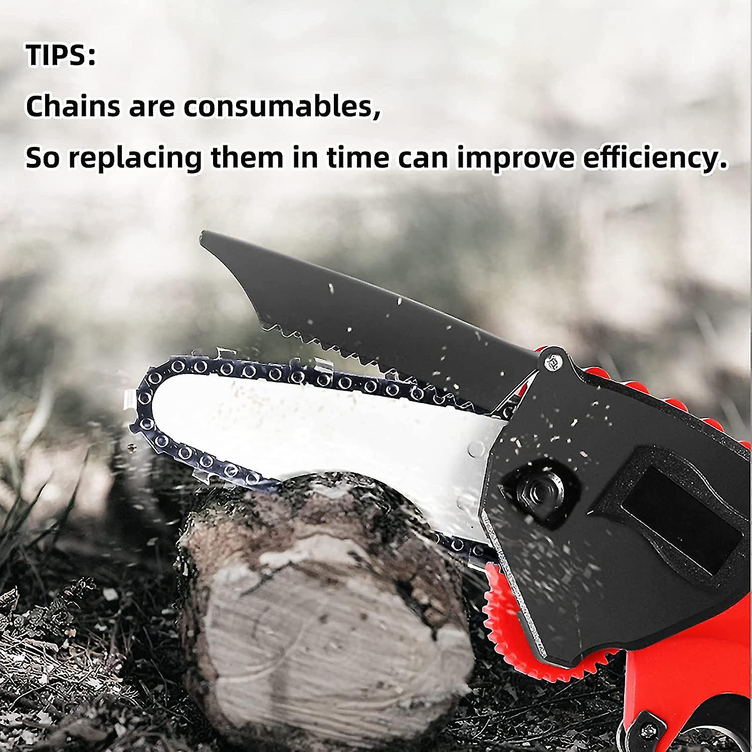 2 Packs Mini Chainsaw Chain, 4 Inch Replacement Chains | Fruugo DK