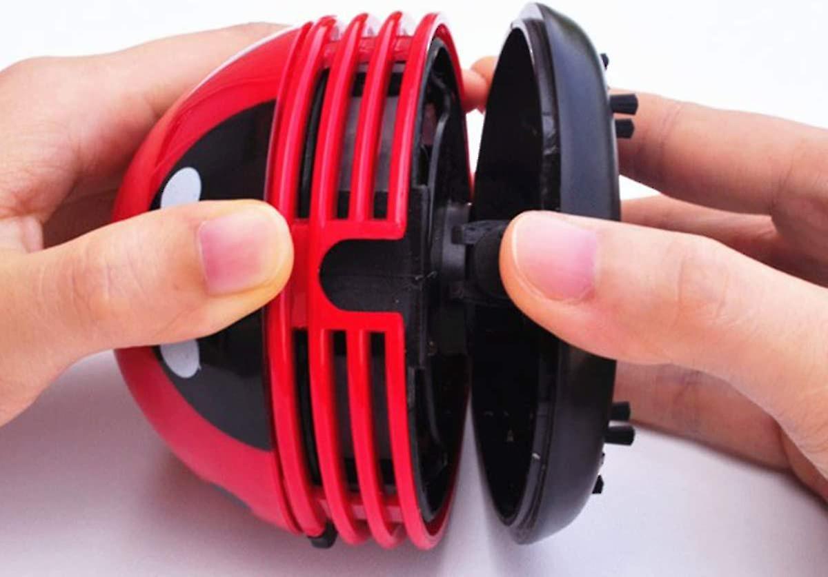 Mini Ladybug Shaped Table Vacuum Cleaner Red | Fruugo UK
