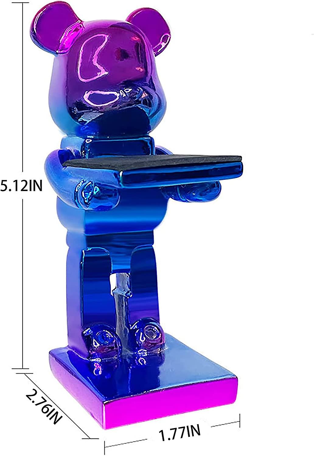 Animals Watch Holder Dock Colors Plating Resin Display Stand Bear Model ...