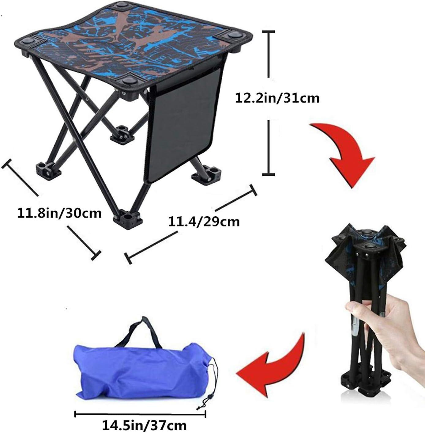 Folding Stool Camping, Camping Stool Folding Lightweight Portable Stool ...