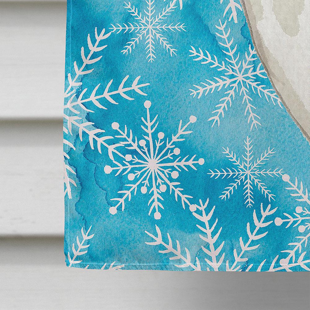 Scottish Fold Winter Snowflake Flag Canvas House Size | Fruugo UK