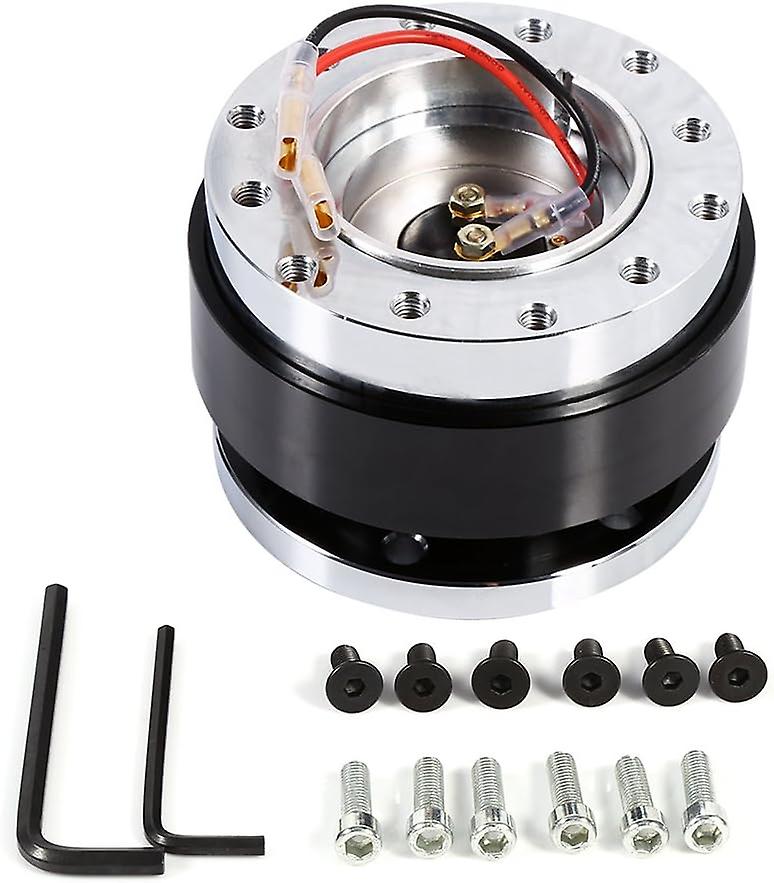 Steering Wheel Quick Release Hub Adapter, Universal 6 Hole Car Aluminum ...