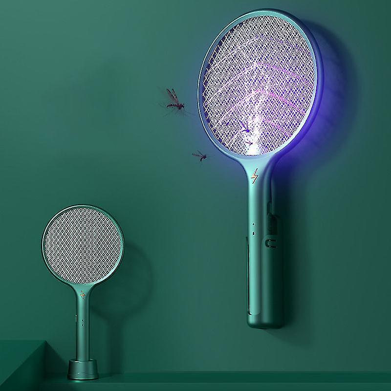 Electric Fly Swatter 400nm Fly Killer Usb Rechargeable Base Fly Swatter ...