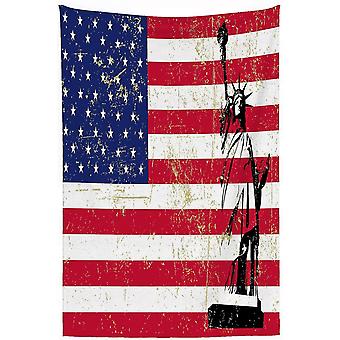 Warm Soft Statue Of Liberty. American Symbol. American Flag. Usa ...