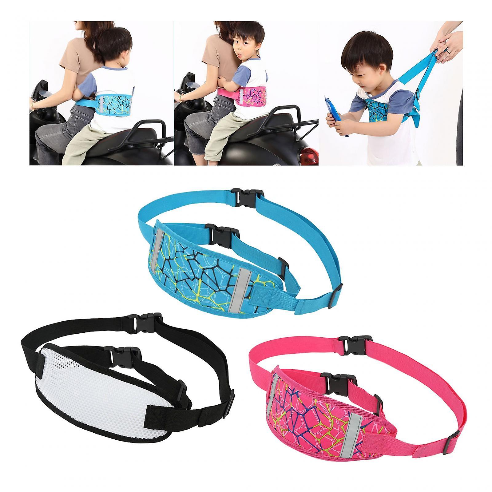 Child Motorcycle Safety Harness Reflective Design for Bicycle Motorbike ...