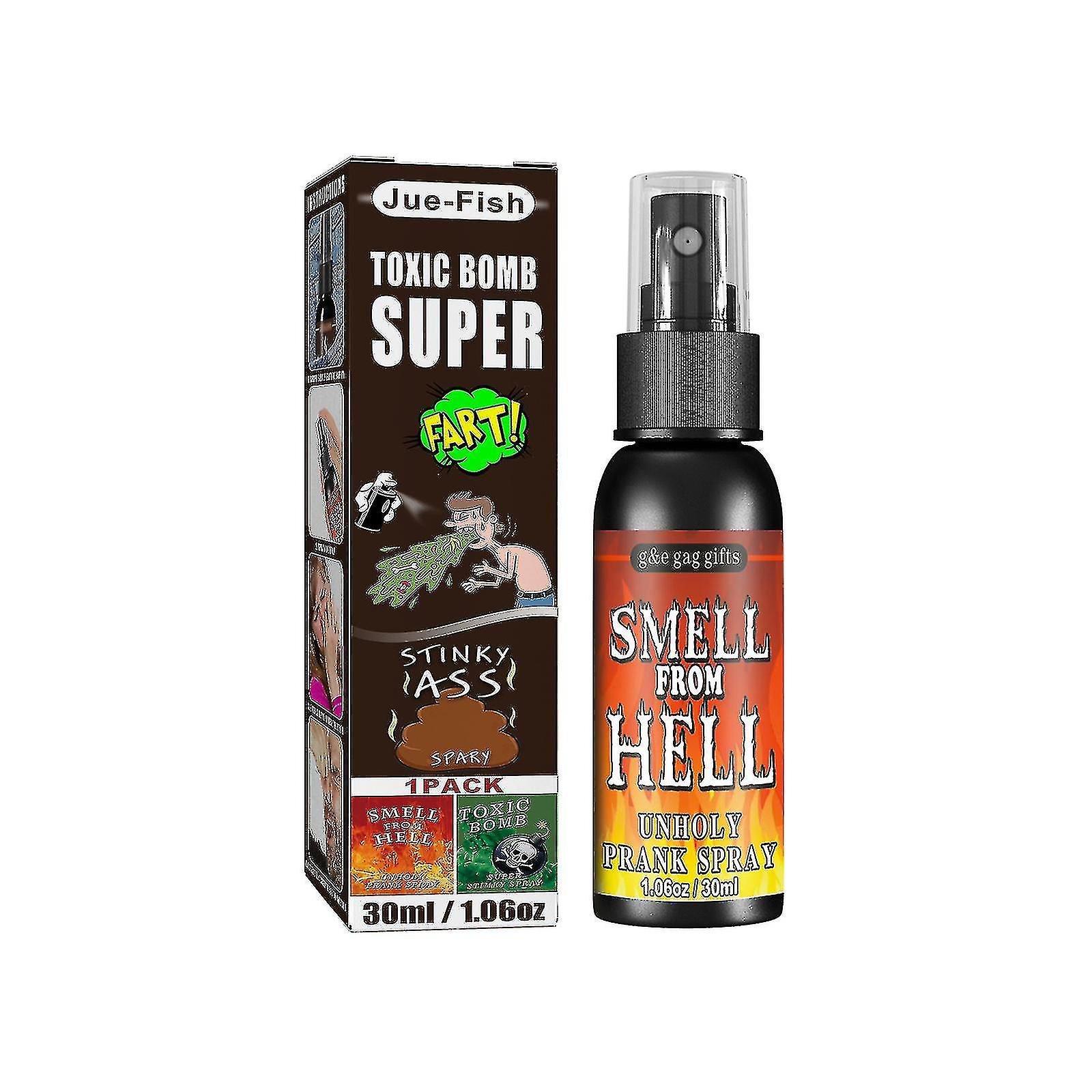 Smelly Fart Spray Poop Hell Bomb Smell April Fool's Day Whole Person ...