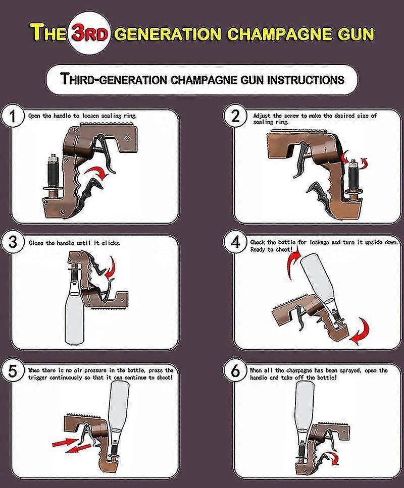 Champagne Spray Gun Sprayer, Birthday Celebration Beer Sprayer, Wedding ...