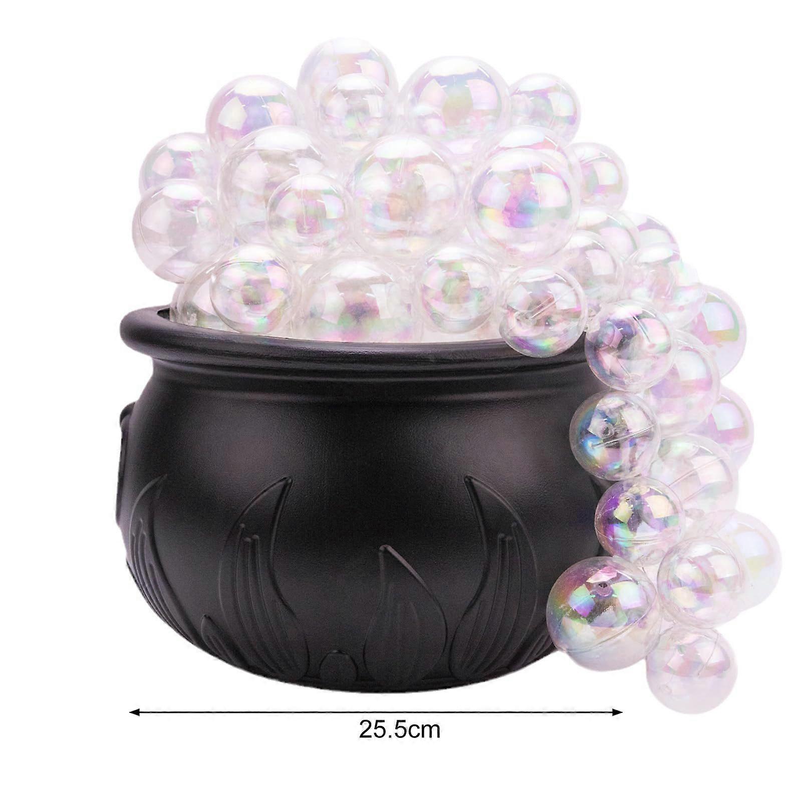 Bubbling Cauldron Set DIY Glowing Bubble Witch Cauldron Light Up Black ...