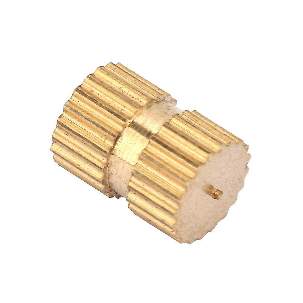 M3 Female Thread Knurled Nuts Brass Threaded Insert Embedment Nuts ...