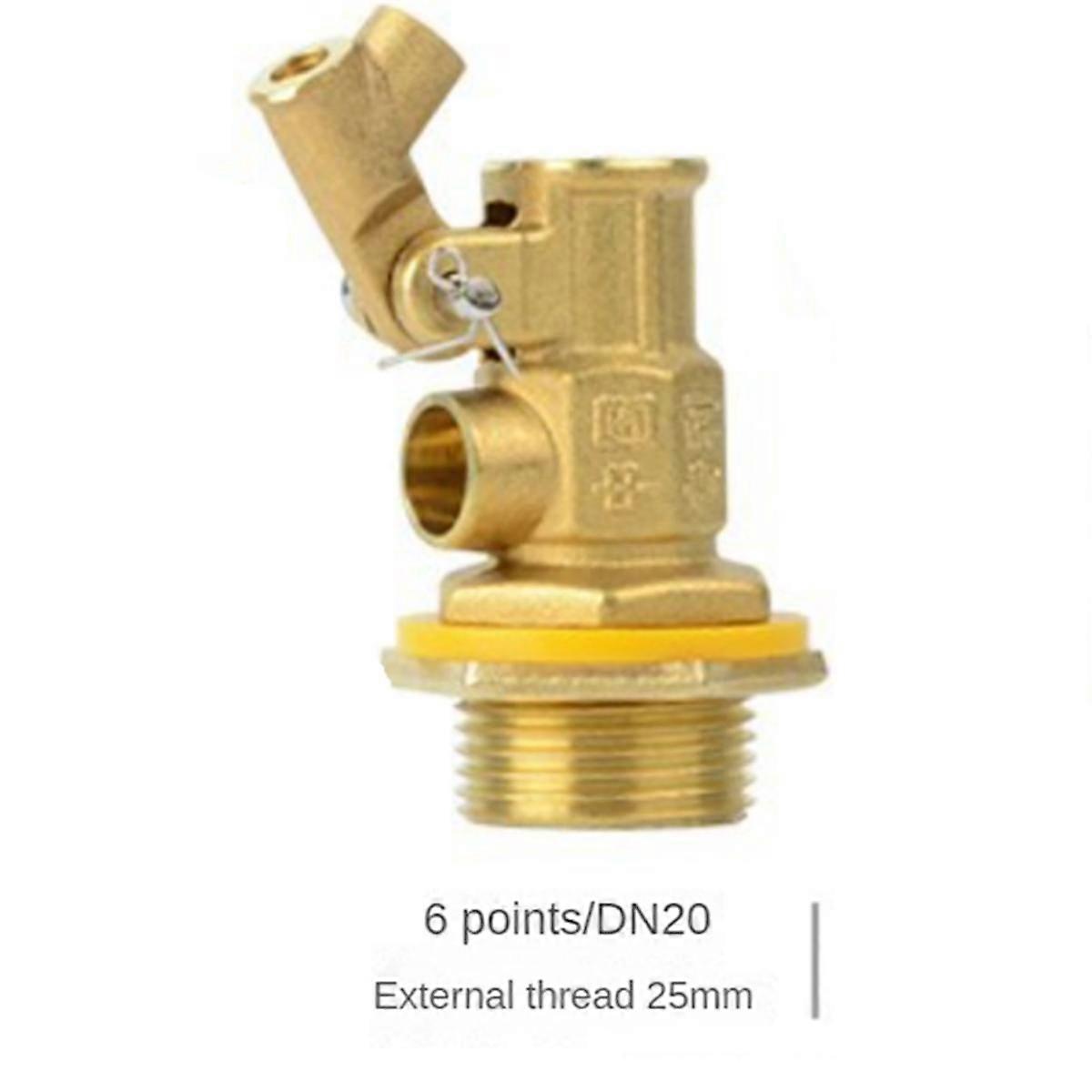 1/2 Inch Threaded Float Valve and Brass Pipe Connector Floating Float ...