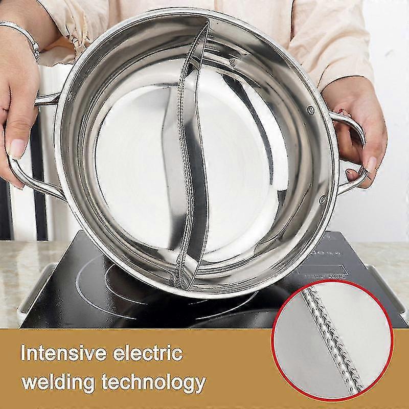 Stainless Steel Pot Hotpot Induction Cooker Gas Stove Compatible Pot ...