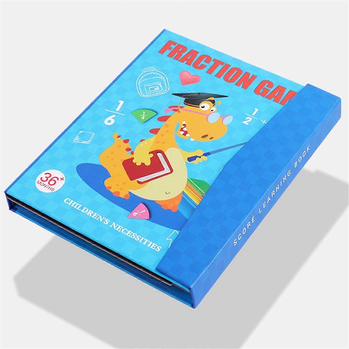 Children'S Magnetic Fraction Learning Math Toys Fraction Book Set ...