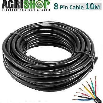 Round 8core Cable,0.75mm Automotive 8core 12v 24v Thin Wall Wire 10m ...