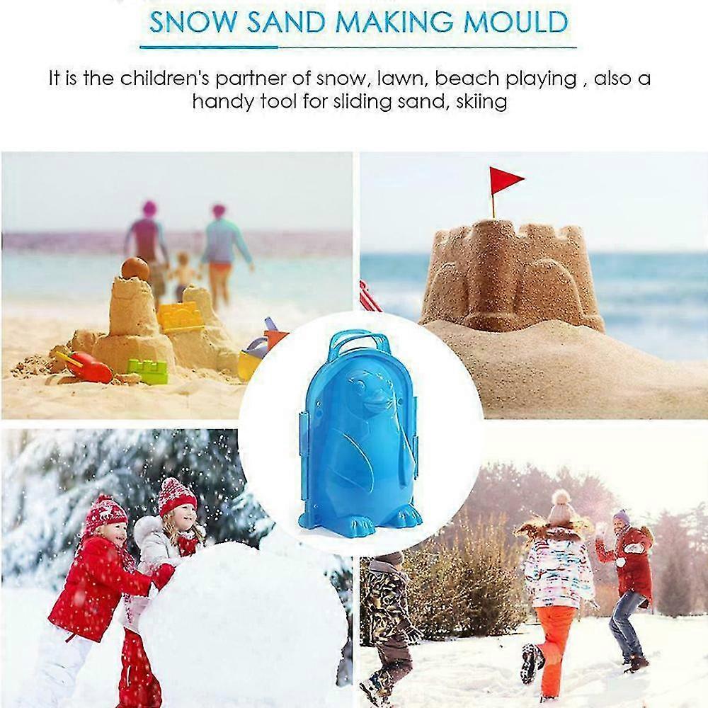 Penguin Snow Sand Mold Diy 3d Winter Snowball Cartoon Penguin Snow ...