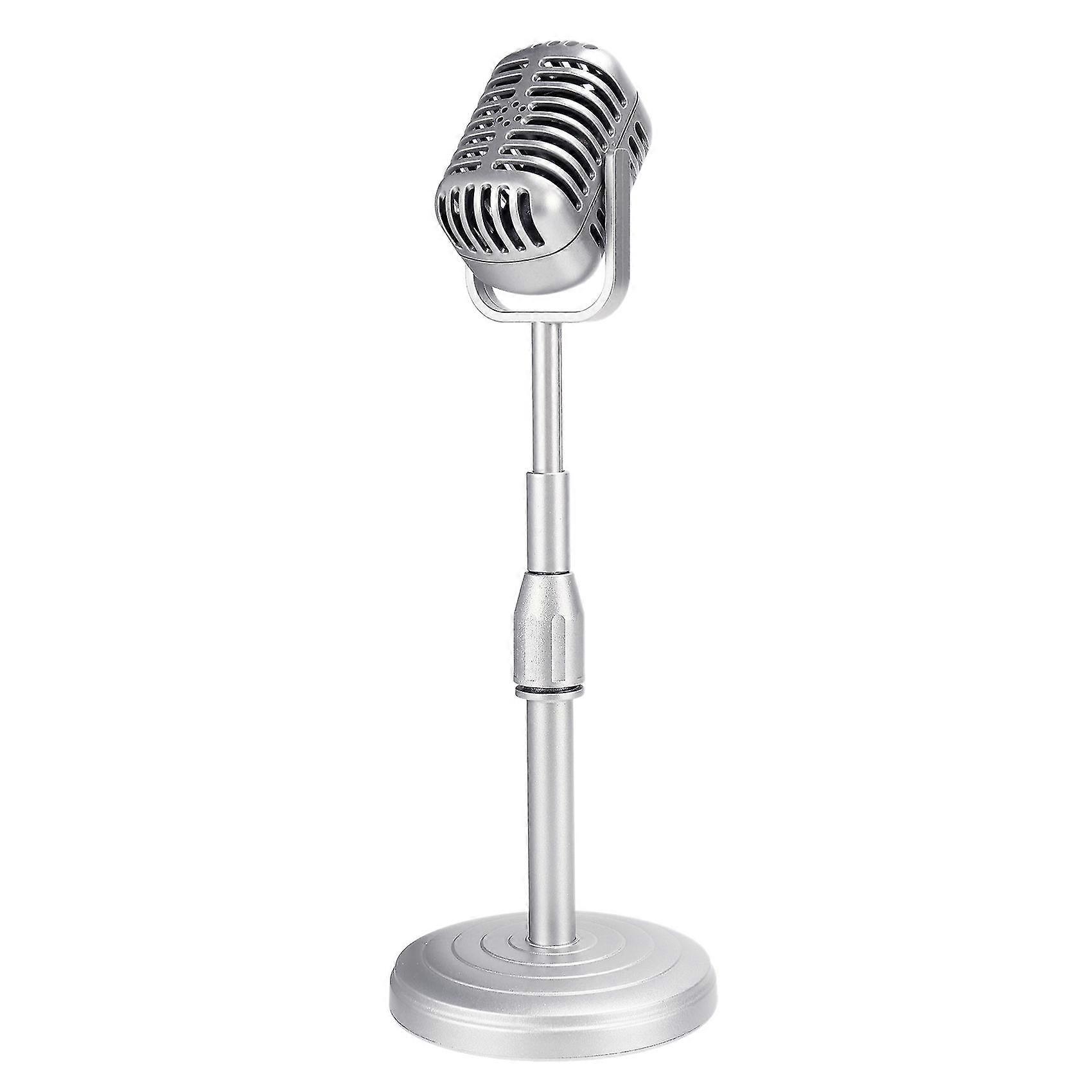 Vintage Desktop Microphone Prop Model With Adjustable Height, Classic ...