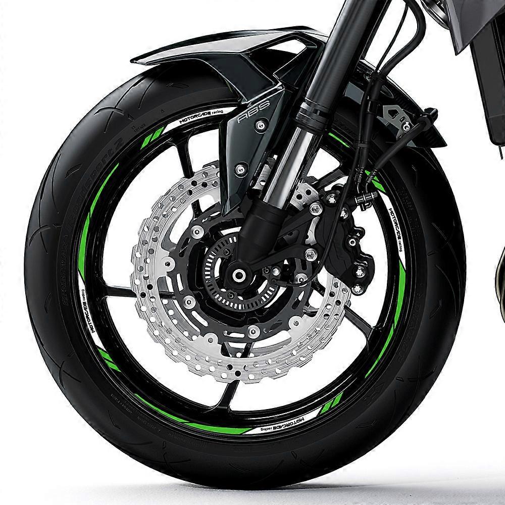 Motorcycle Wheel Vehicle Decals Rim Decal Tape Accessori For Kawasaki ...