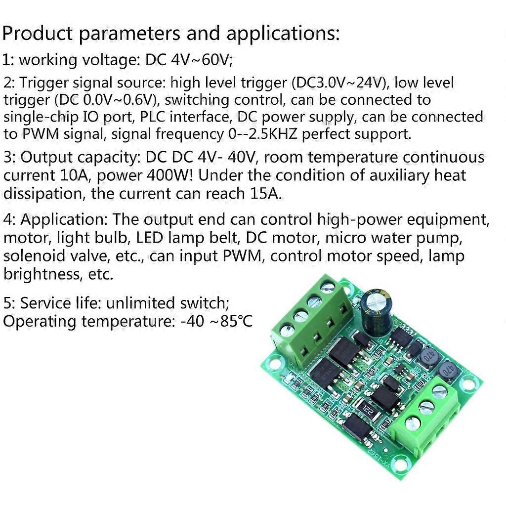 High Power Mosfet Trigger Switch Driver Module PWM Regulation ...