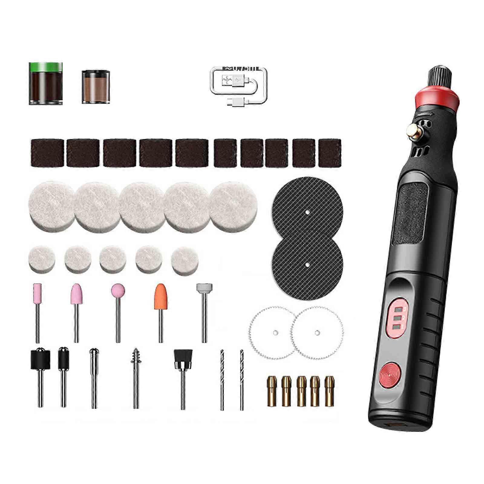 Mini Cordless Rotary Tool, Rechargeable Rotary Tool Kit Withs, Usb ...