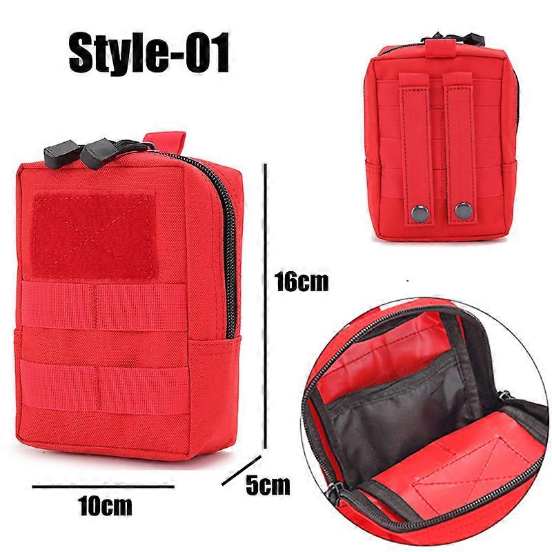 Molle Tactical Waist Bag Outdoor Emergency EDC Pouch Phone Pack Hiking ...