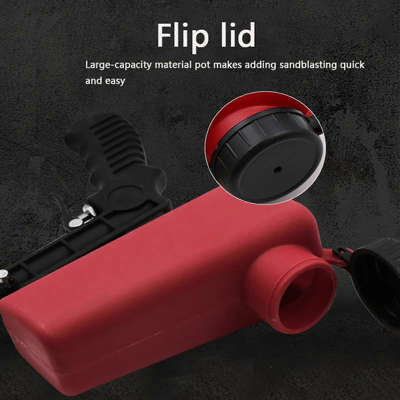 Hand Held Sand Blaster for Metal Wood and Glass, Portable Sandblaster ...