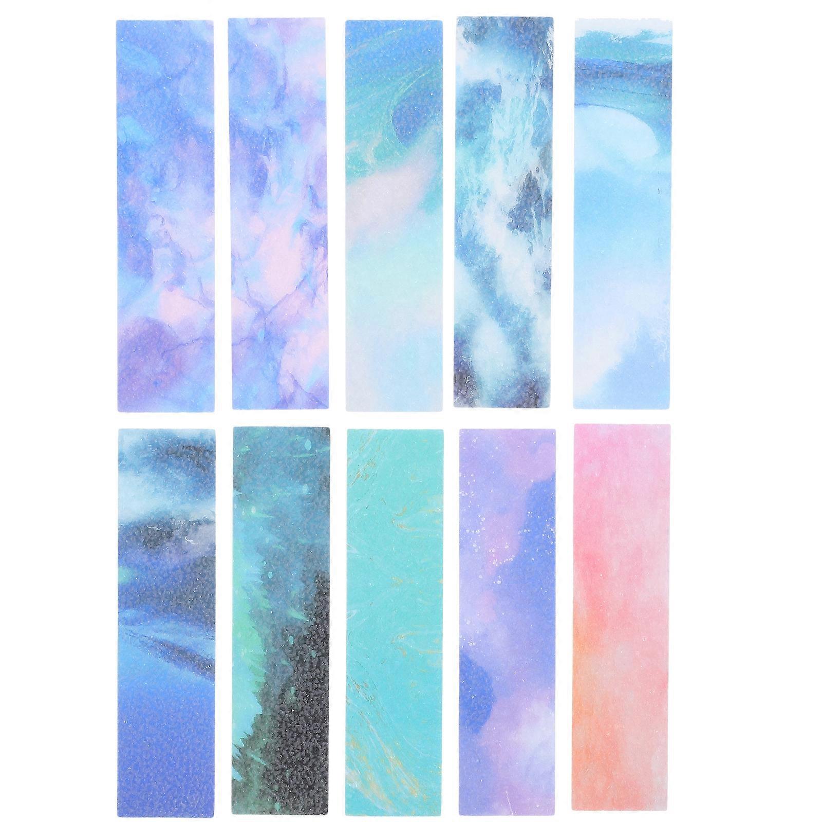 10 Pcs Fidget Slug Toys Tactile Rough Sensory Stickers Strips Adhesive ...