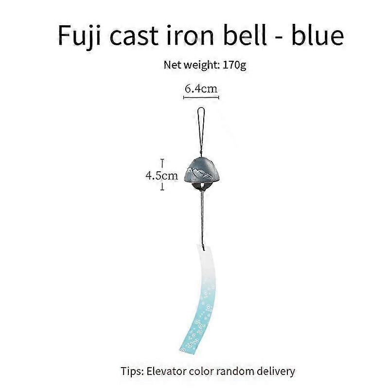 Black Japanese Wind Chime Southern Cast Iron Rock Wind Chime Beautiful ...