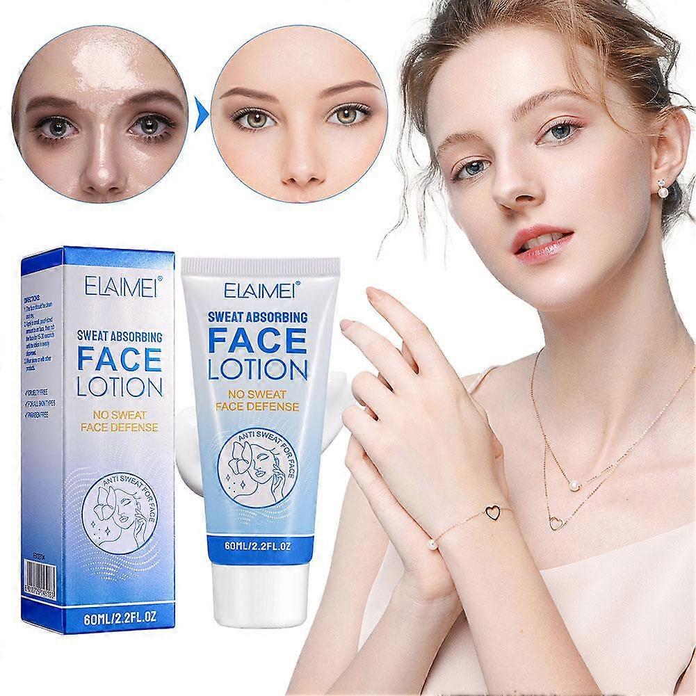 Sweat Absorbing Face Lotion Antiperspirant for Face Forehead Scalp 60ml ...