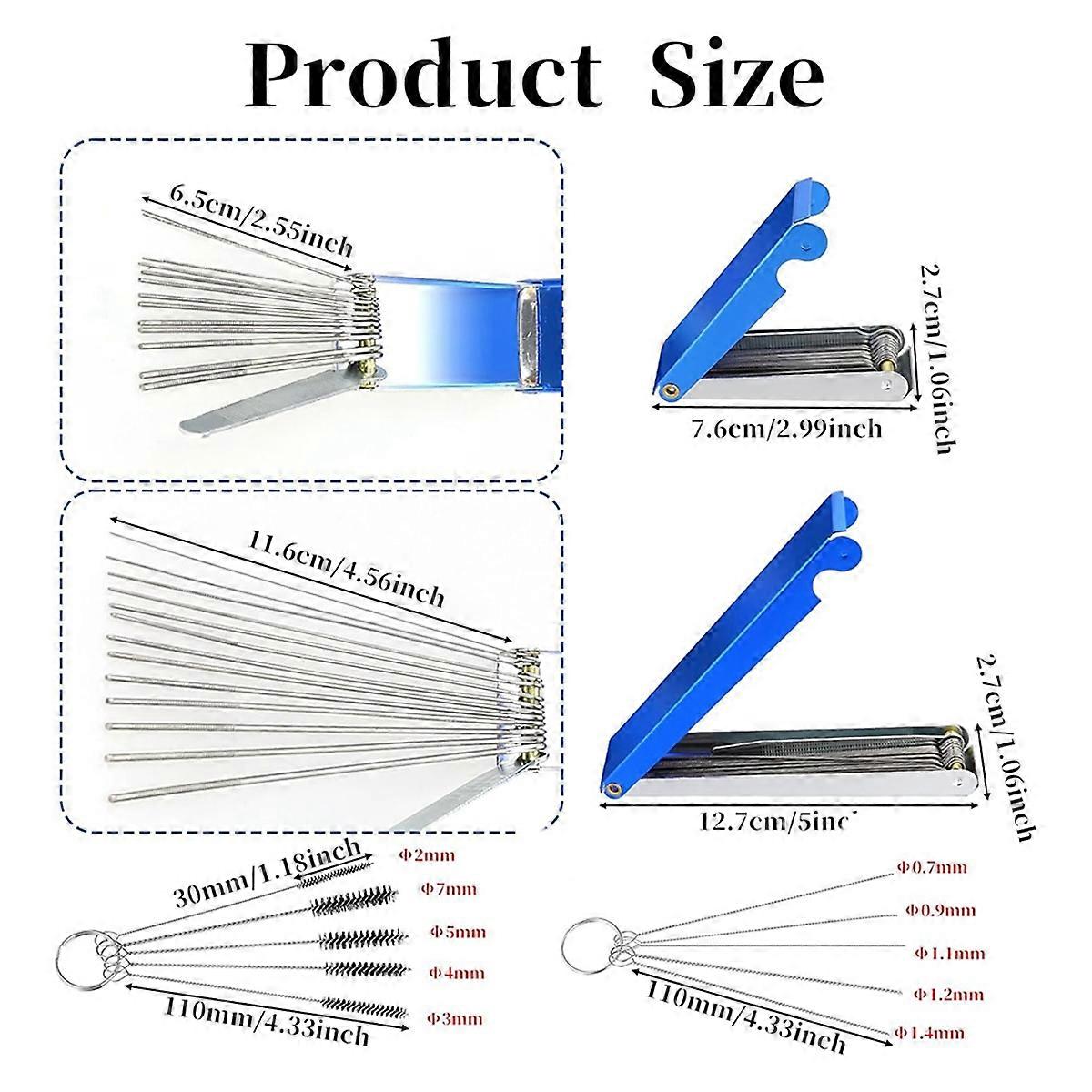4Pcs Orifice Cleaning Tool, Cutting Torch Tip Cleaner Tool Kit Welding ...