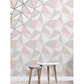 Apex Geometric Wallpaper Fine Decor | Fruugo UK