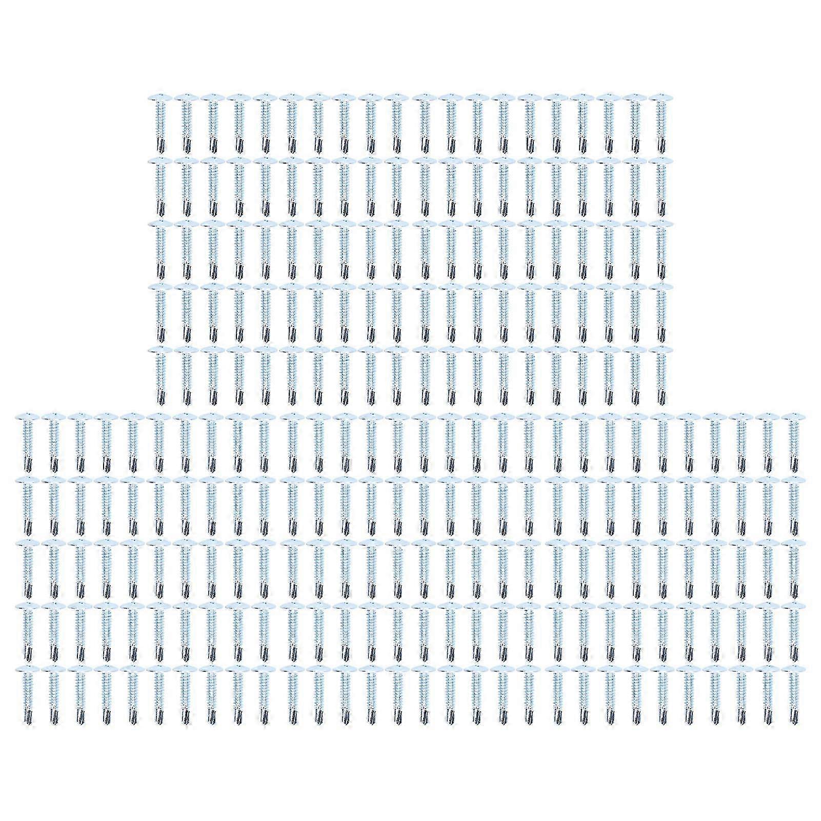 250Pcs Self Drilling Screw Zinc Plated Carbon Steel for Sheet Metal ...