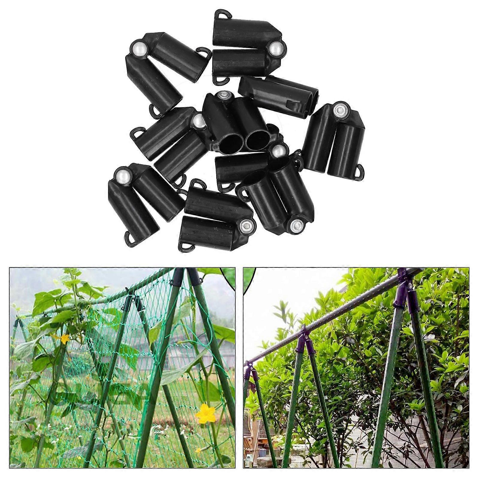 10PCS BFork Connecting Joint Gardening Stakes Climbing Plant Supports ...