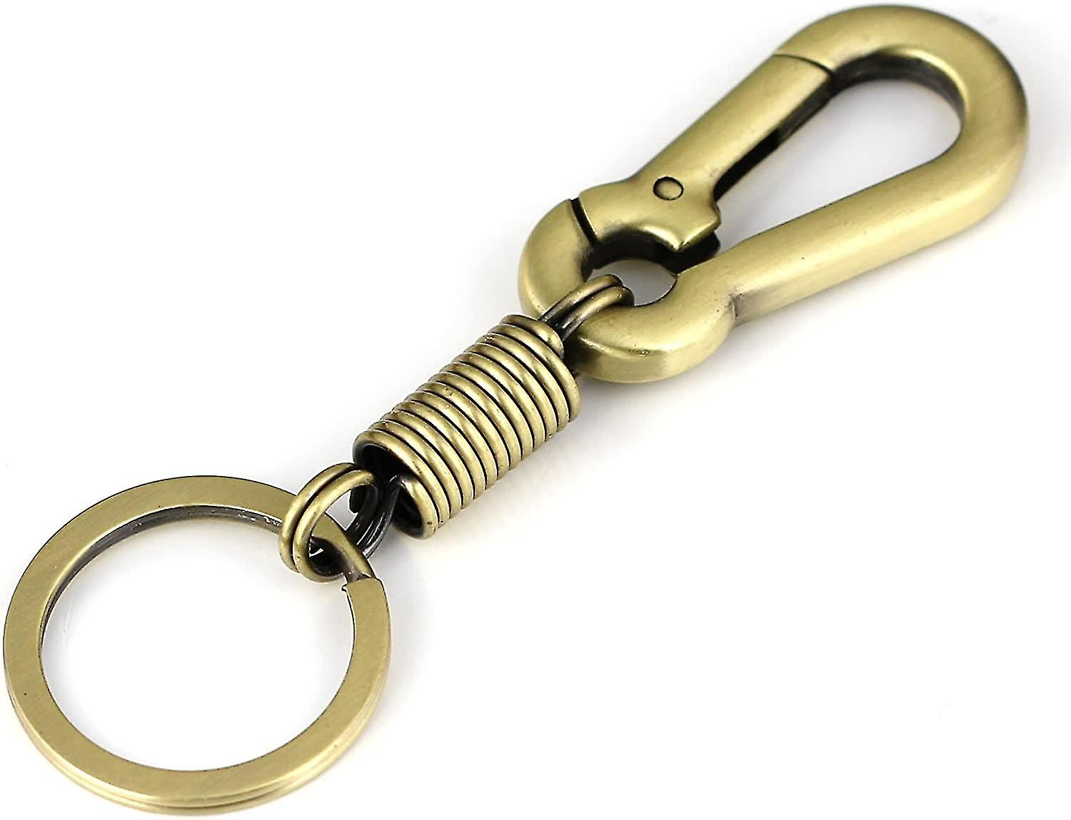 Retro Style Simple Strong Carabiner Shape Keychain Key Chain Ring ...