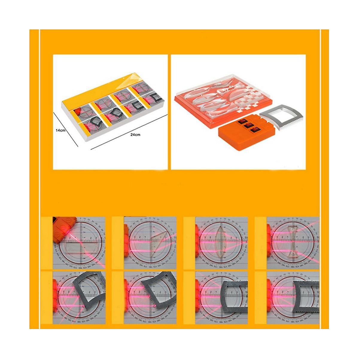 Geometric Optics Experiment Kit Concave-Convex Lens Refraction Optical ...